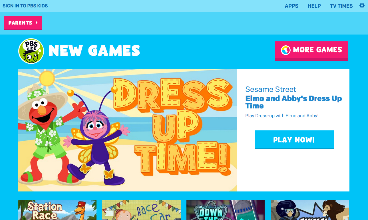 Graphic Design for the Web by Shelbee Richardson: PBS Kids