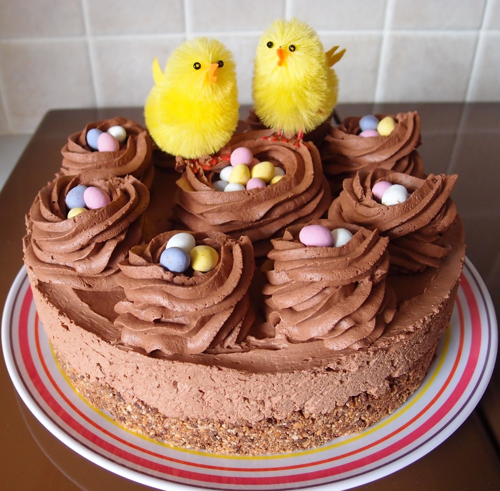 The Caked Crusader Easter Cheesecake