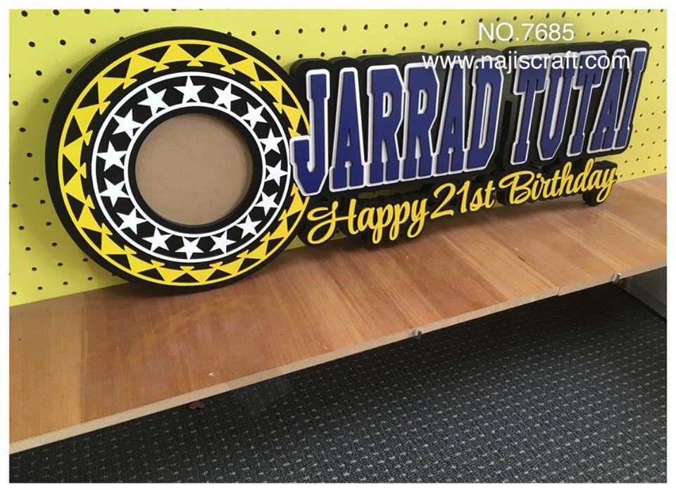 21ST KEY NO.7685 COOK ISLAND PATTERNS