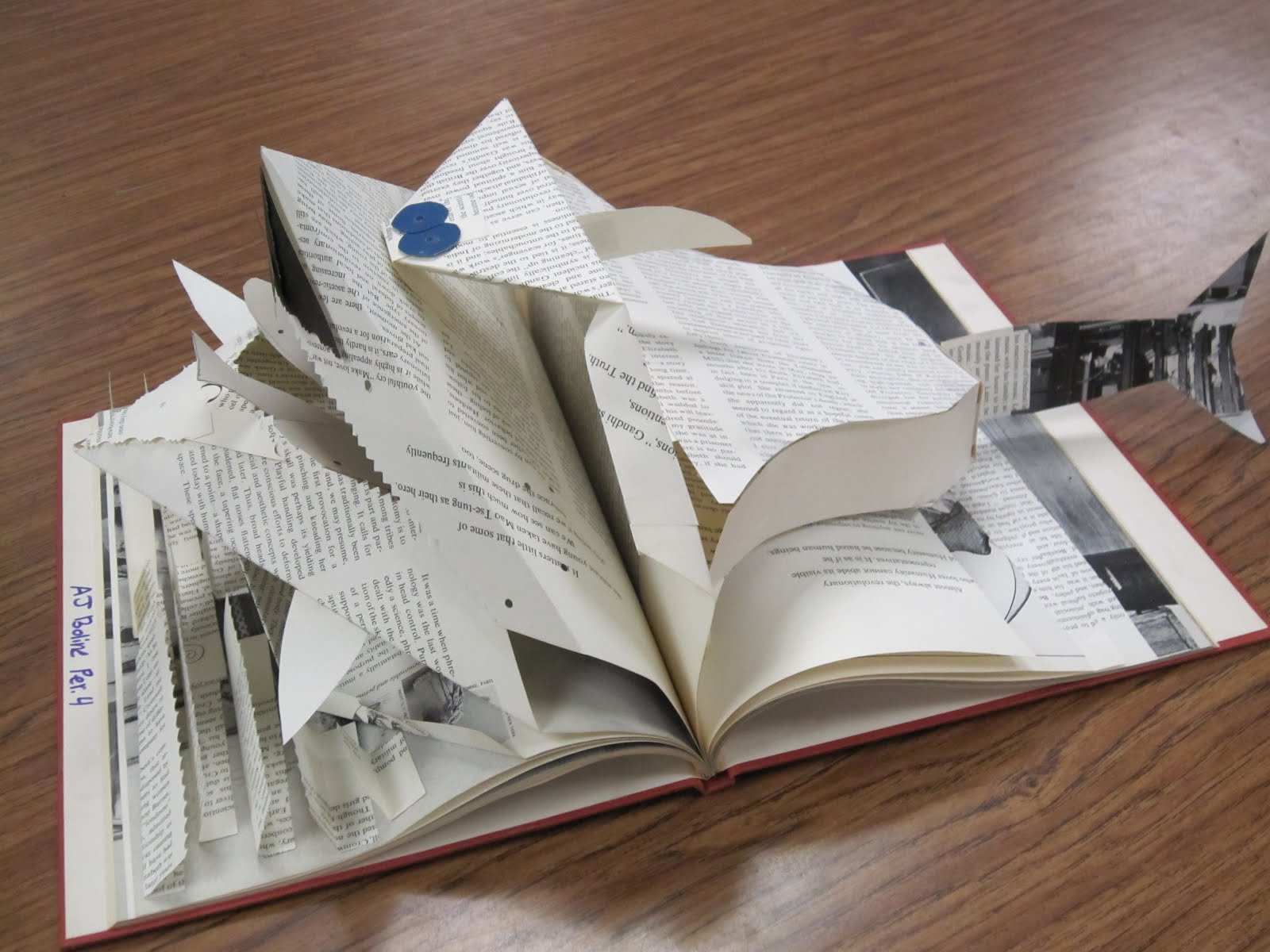 Mrs. Wille's Art Room: Deconstructed Books