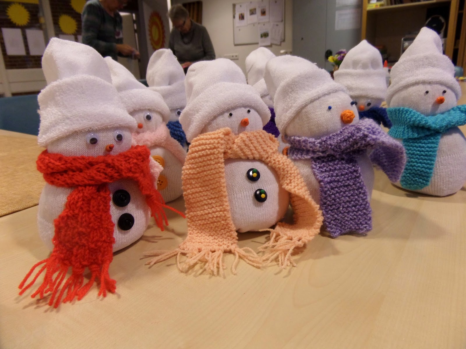 Familie Dubbelop: Sneeuwpop van sok.