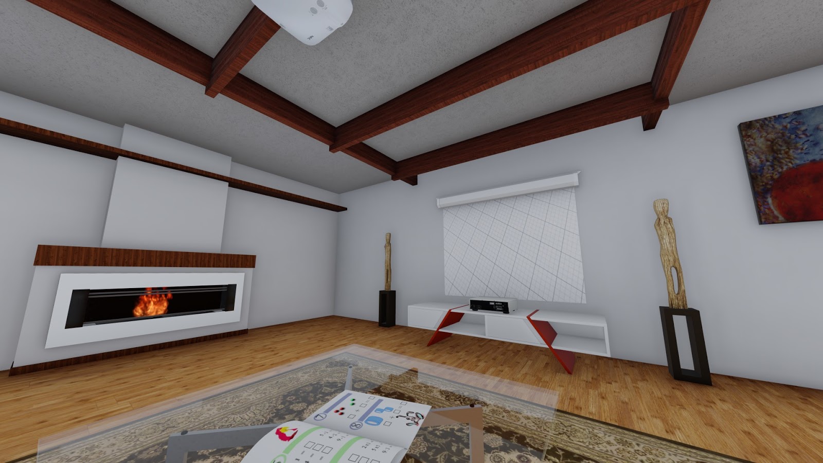 Living Room Interioir design 12x6 m | Life блог