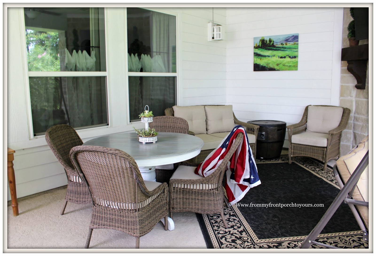 From My Front Porch To Yours: Back Porch Makeover In Progress