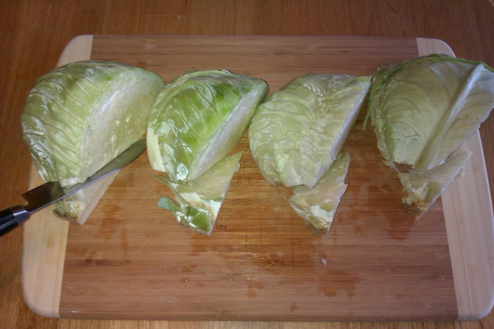 The Healthy Hoff: Chopping Cabbage