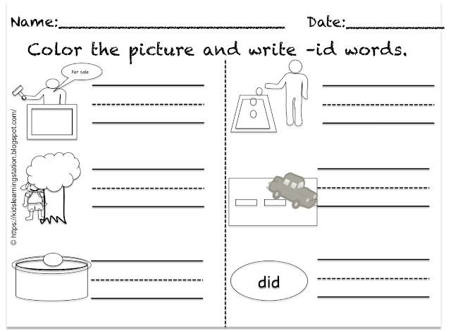 My English Tutor: Short Vowel i (-ib, -id, -ig, -in, -ip, -it words)