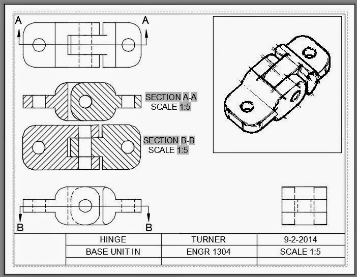 ENGR1304: Chapter 4: Sectional Views & Practice Cube Tests