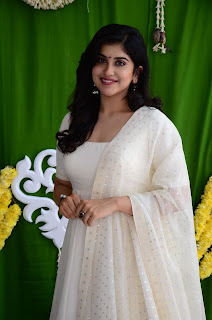 Actress Manisha Raj Stills At Vaishnav Tej Movie Launch