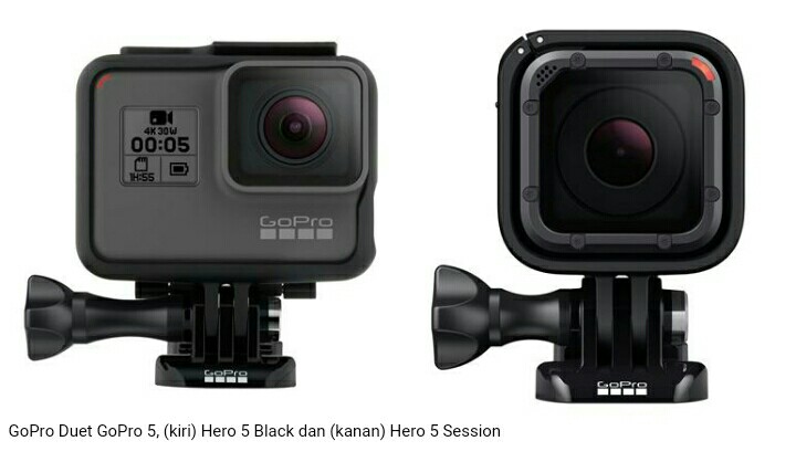 Kelebihan GoPro Hero 5 Black dan GoPro Hero Session 5