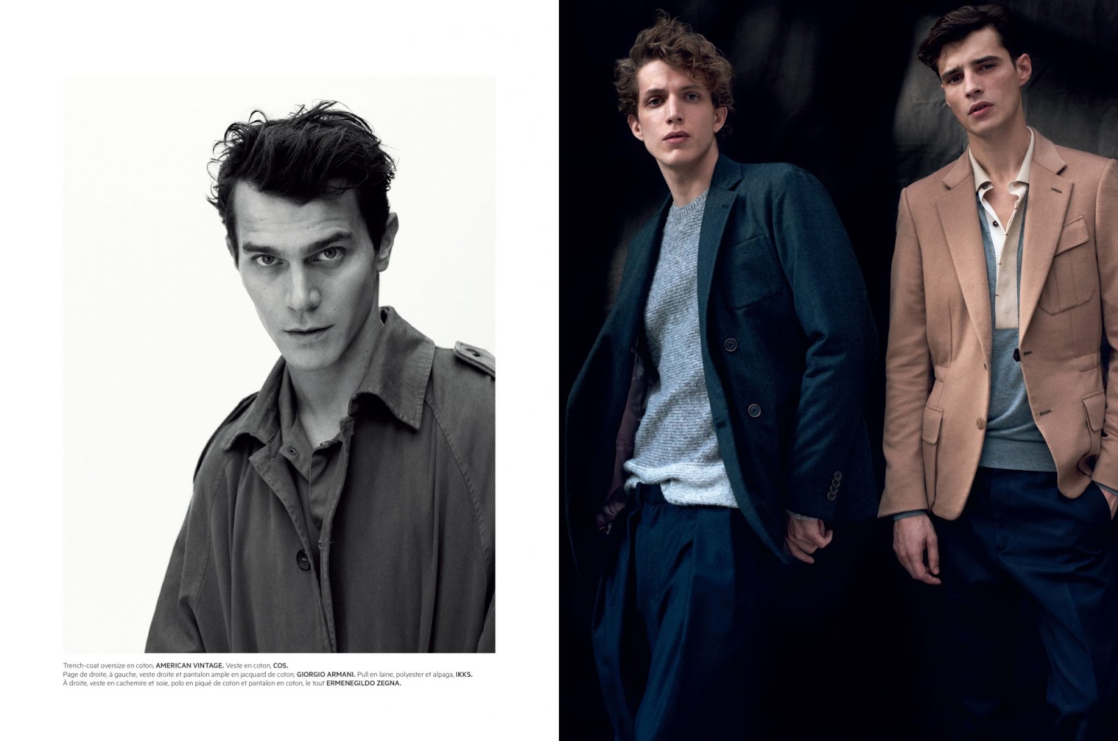 Xavier, Adrien, Dylan & Vincent for L'Officiel