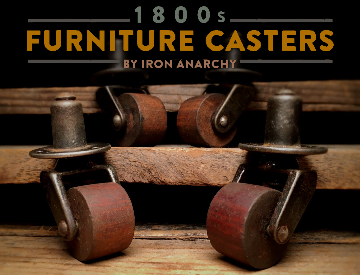 Antique Furniture Table Casters