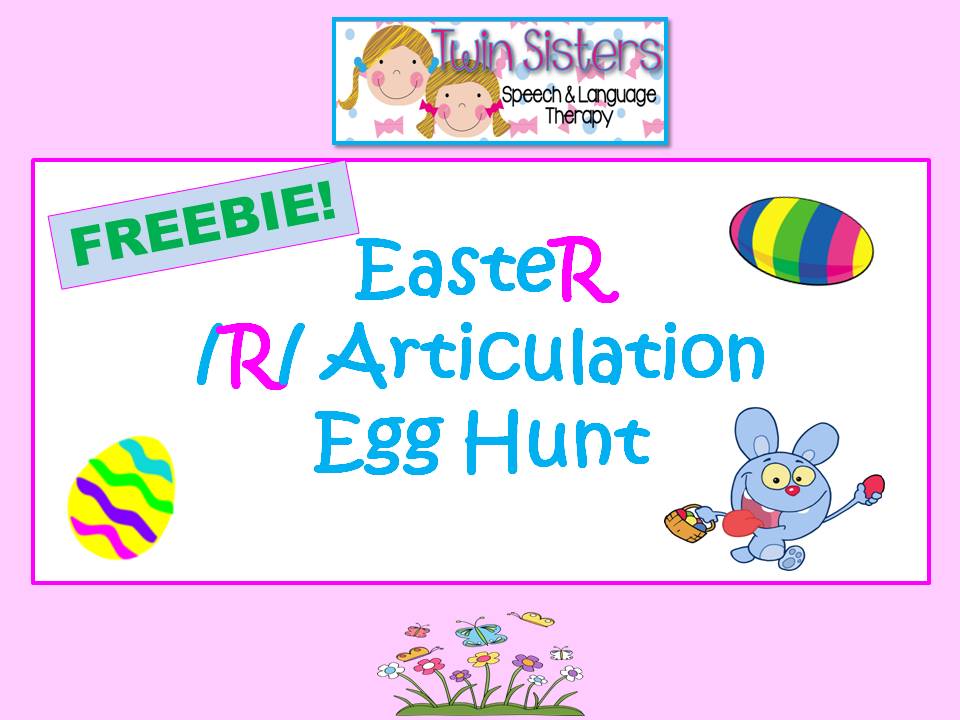 Twin Speech, Language & Literacy LLC: FREEBIE! Easter Egg Hunt ...