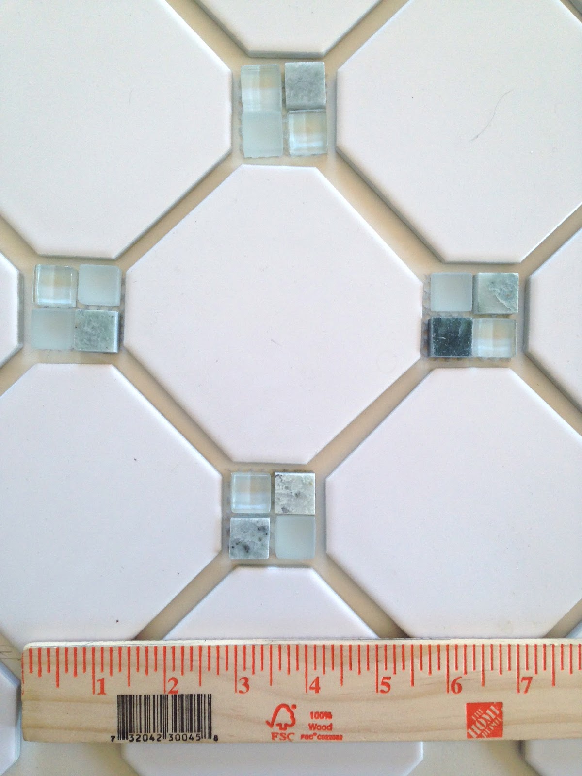 Fireplace Makeover - Octagon & Dot Tile | Averie Lane: Fireplace ...