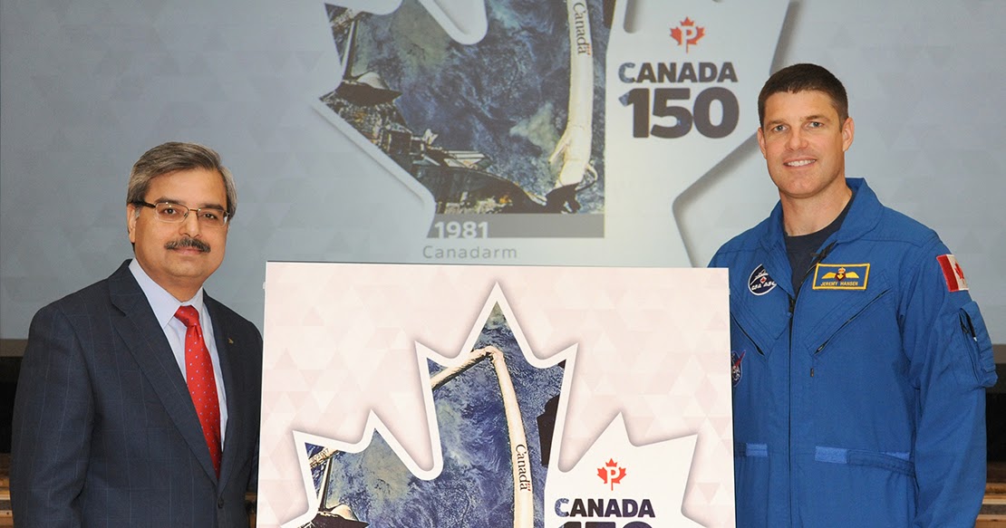 Friends of NASA: Canada Post launches stamp for Canadarm robotic arm