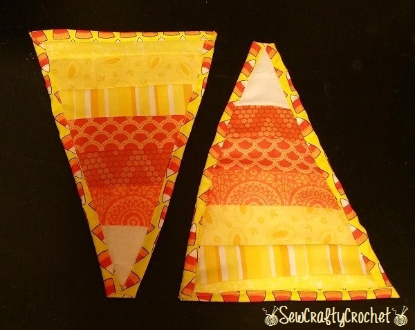 Candy Corn Mug Rugs - Sew Crafty Crochet