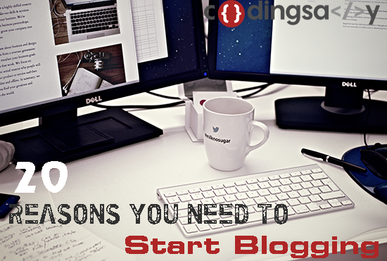 20 Reasons Why You Need to Start Blogging. ~ Hybrid Mobile Apps ...