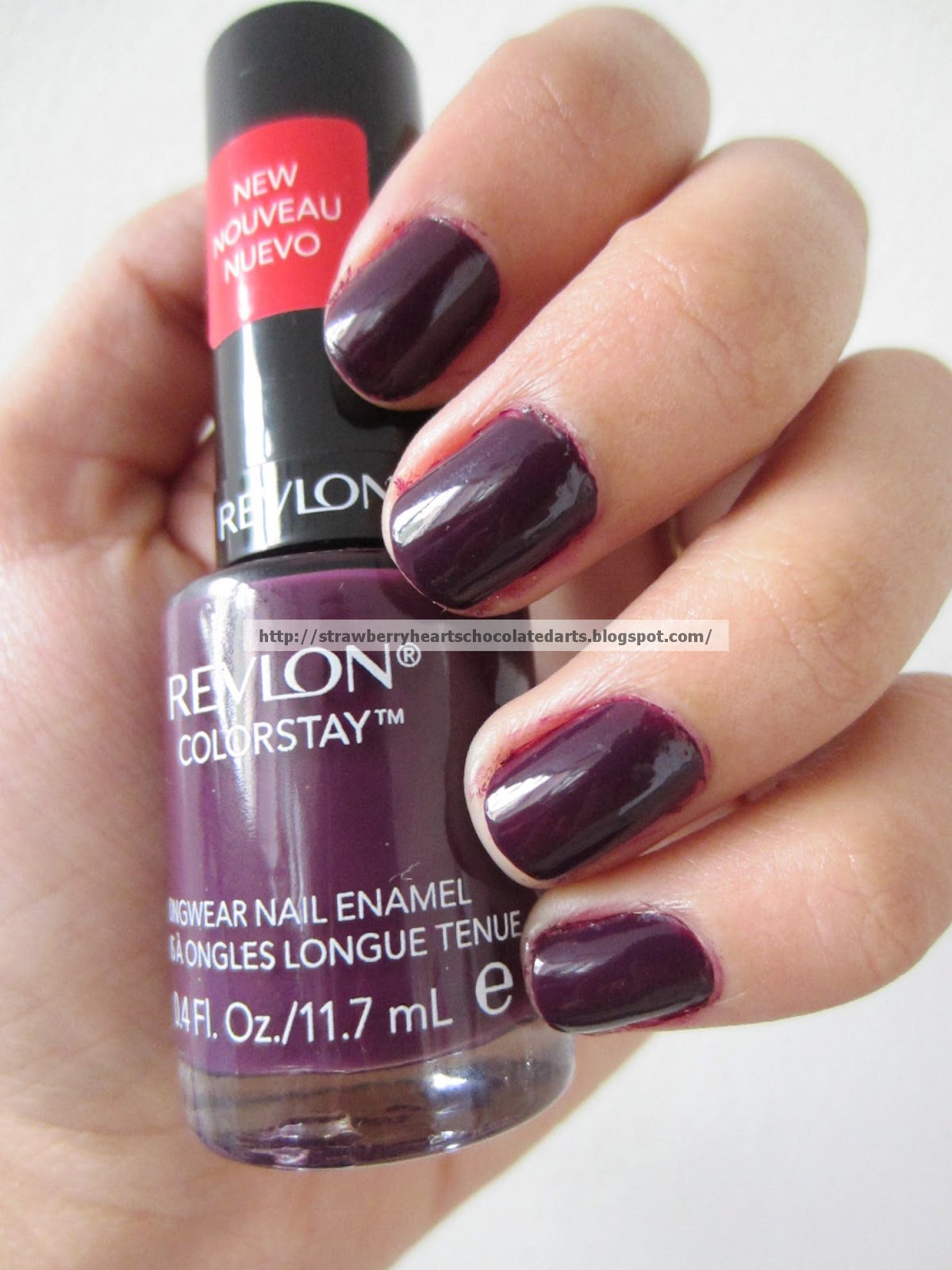 Strawberry Hearts Chocolate Darts: REVLON COLORSTAY NAIL POLISH "BOLD ...