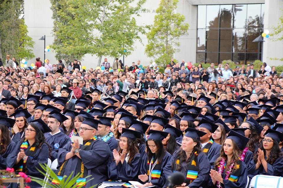 Commencement Ceremony at Cypress College in California