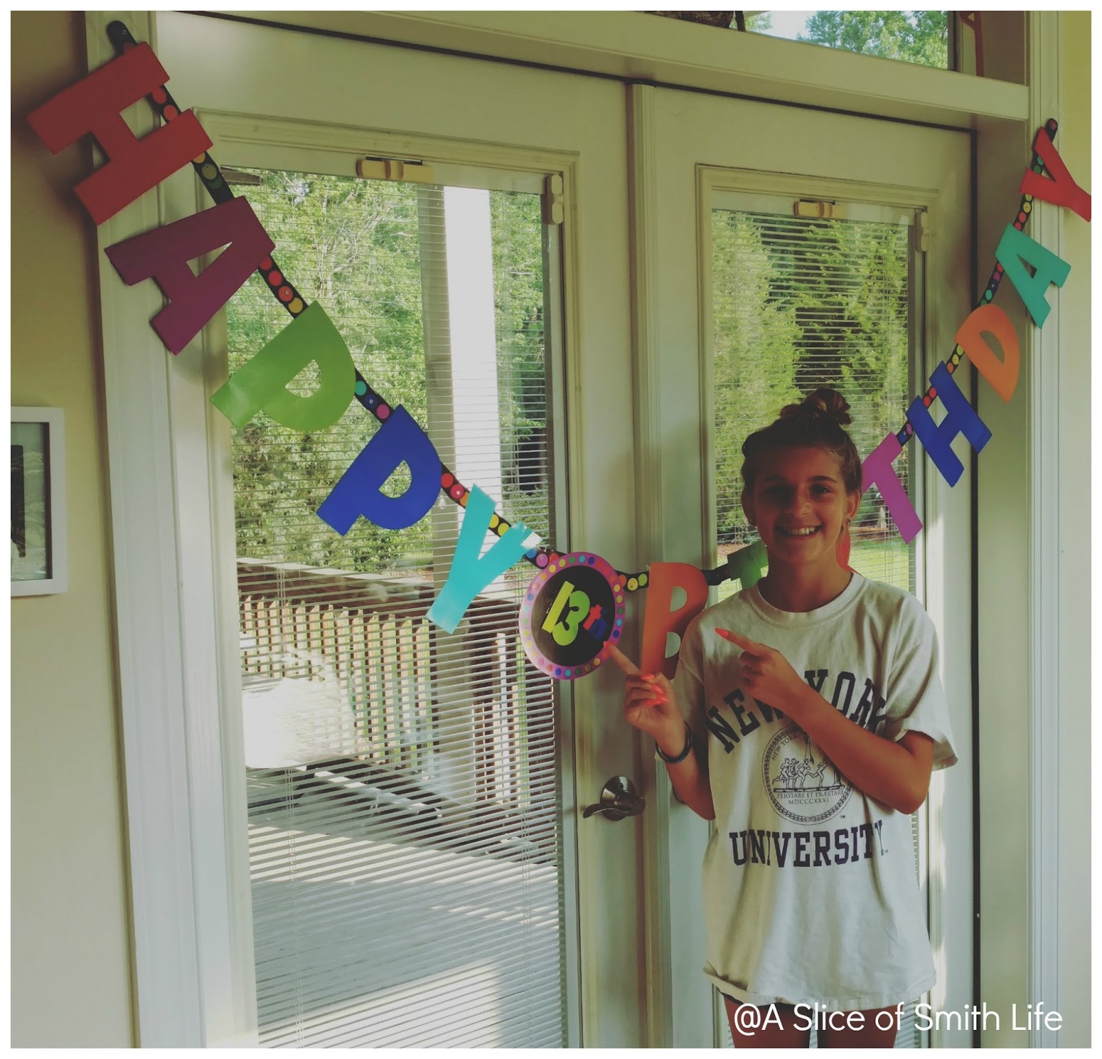 A Slice of Smith Life: Happy 13th Birthday to our Newest Teen!