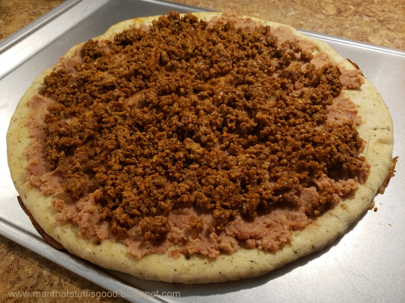 Double Stacked Mexican Pizza