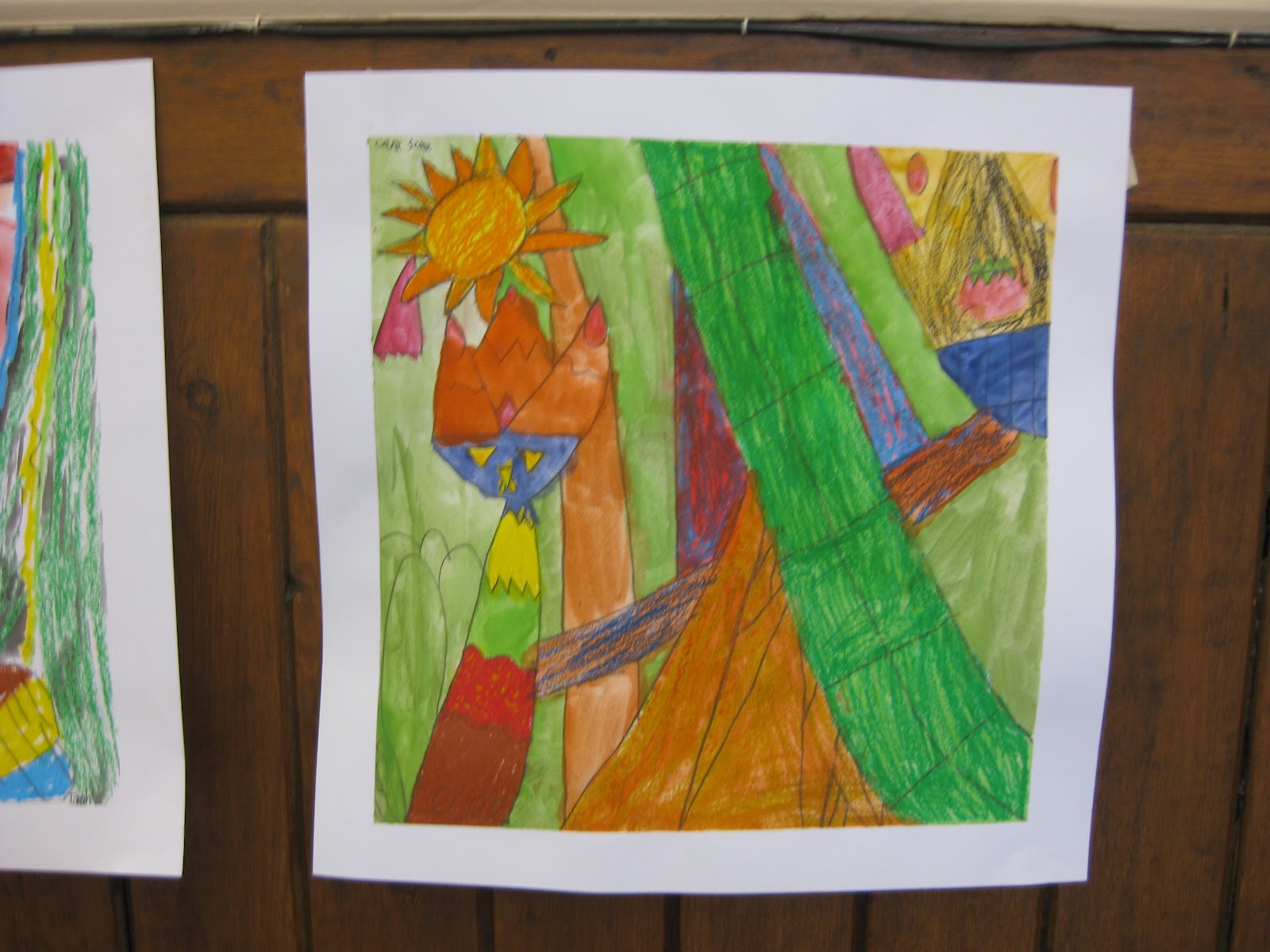 Susan's Art Club: Paintings inspired by Gillian Ayres' work