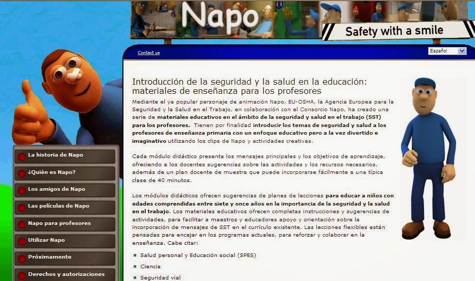 Europe Direct Región de Murcia: "Napo para profesores", lecciones en ...