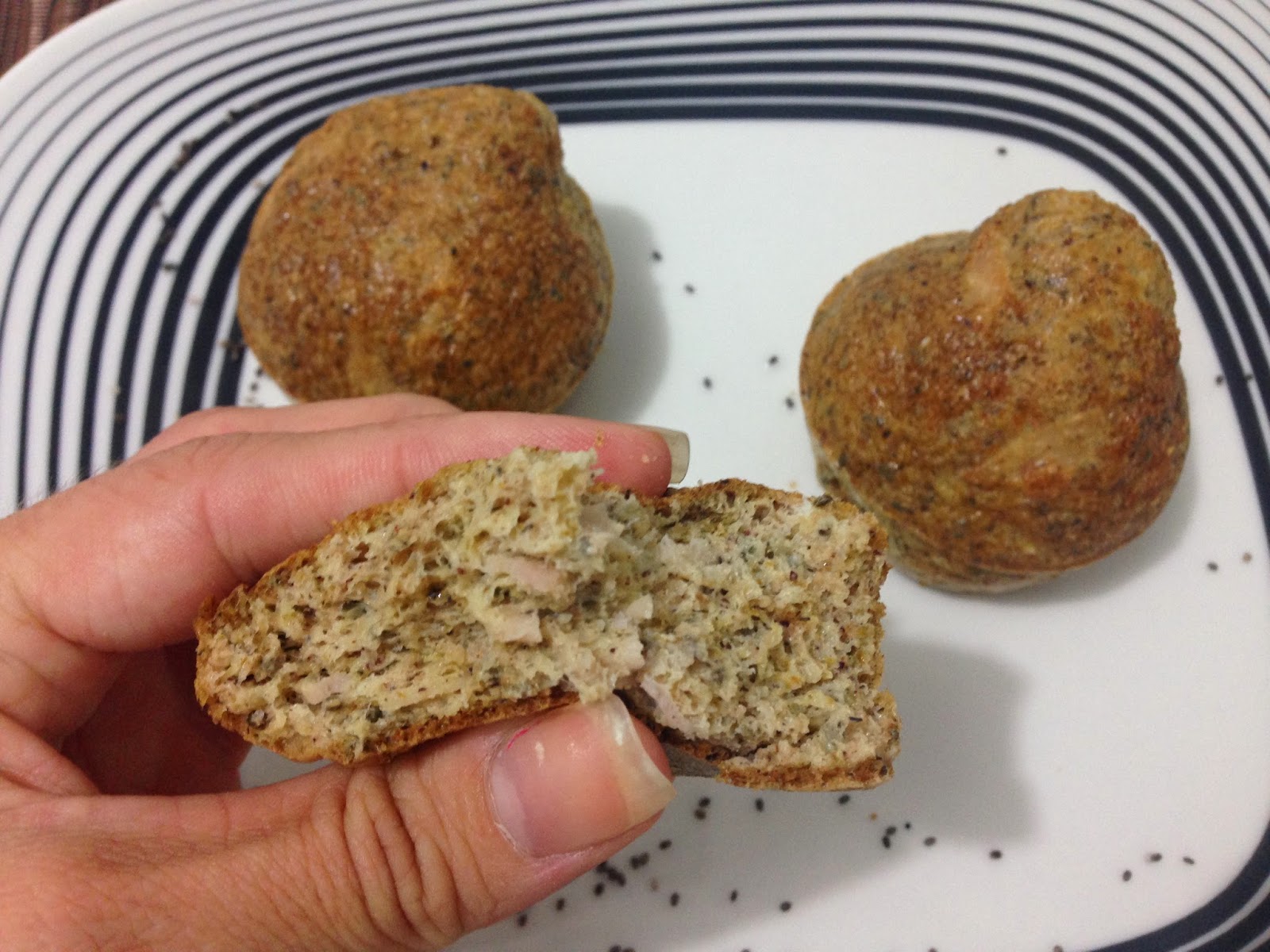 Pão de Minuto FIT (Pão de chia) - Quero ser Sarada