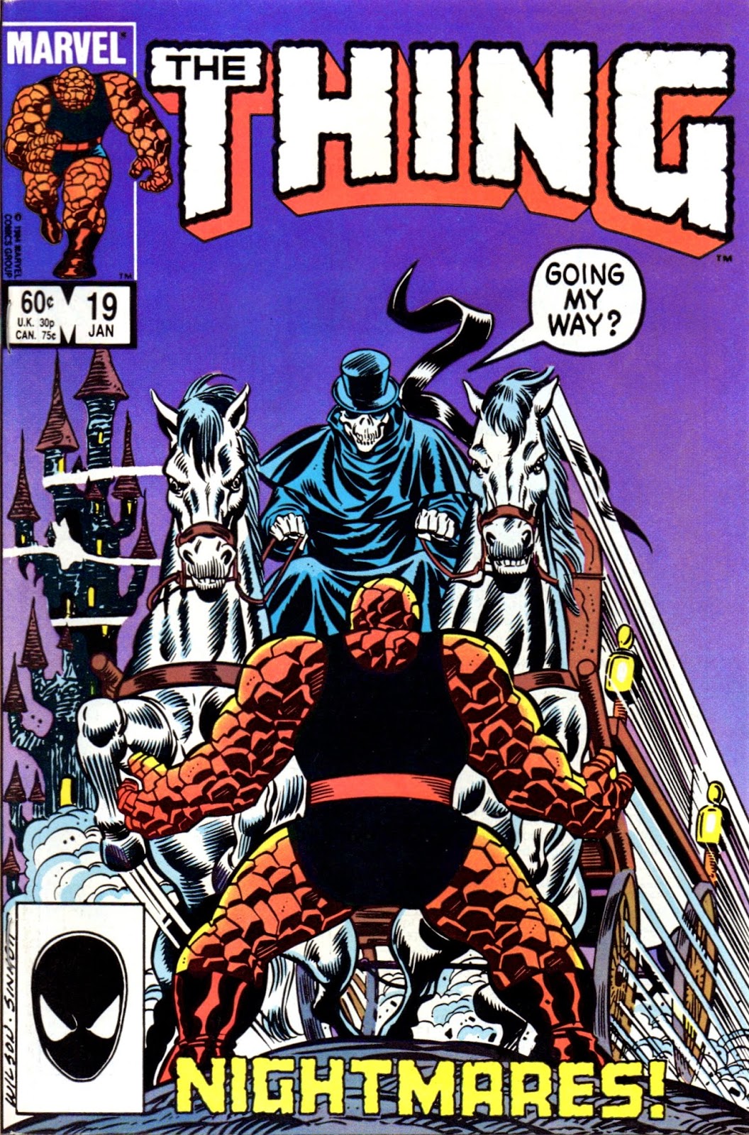 CRIVENS! COMICS & STUFF!: PART FOUR OF THE THING COVER & SPLASH PAGE ...