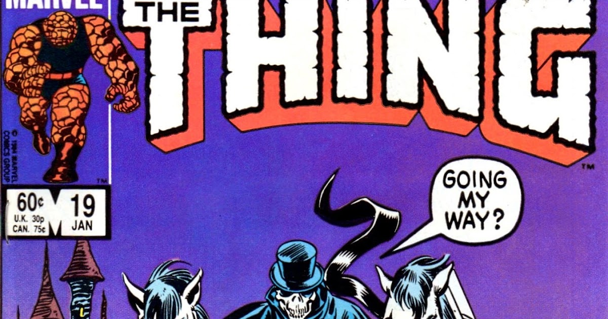 CRIVENS! COMICS & STUFF!: PART FOUR OF THE THING COVER & SPLASH PAGE ...