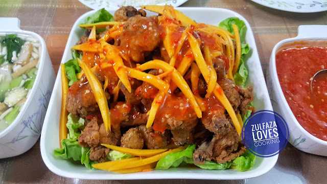 ZULFAZA LOVES COOKING: Thai Chicken Manggo ( Ayam mangga ala Thai)
