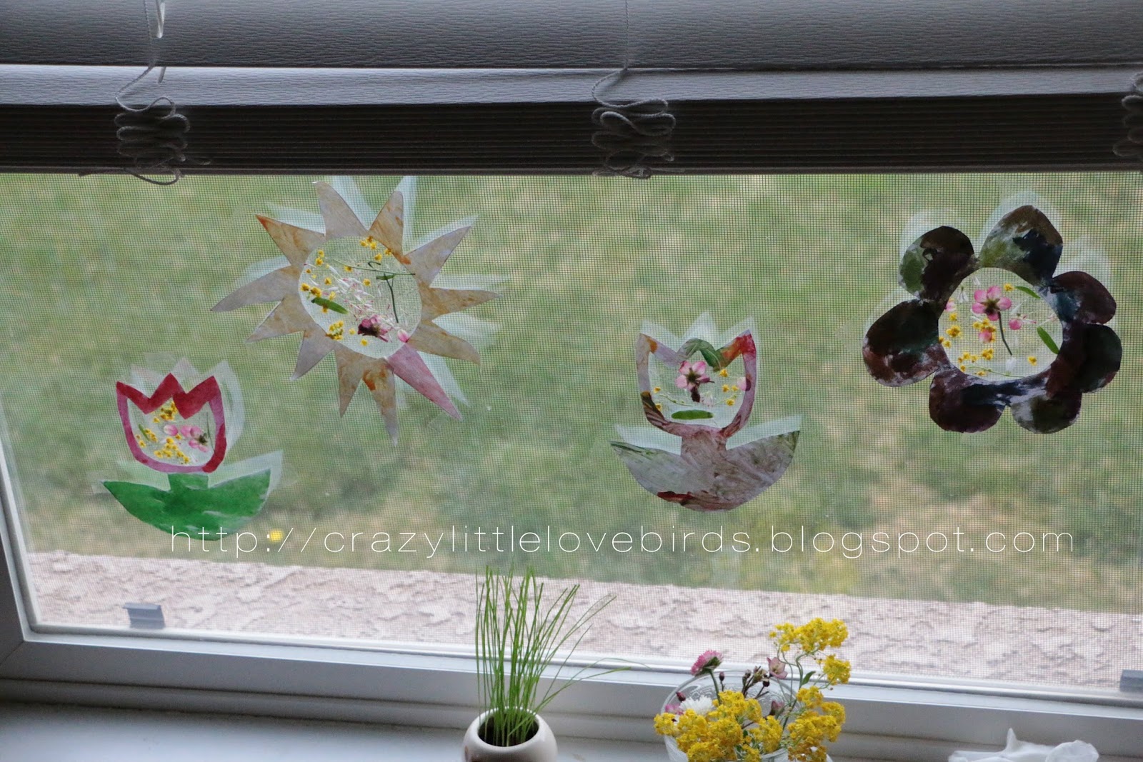 Crazylittlelovebirds: Spring-catchers..(A DIY craft post)