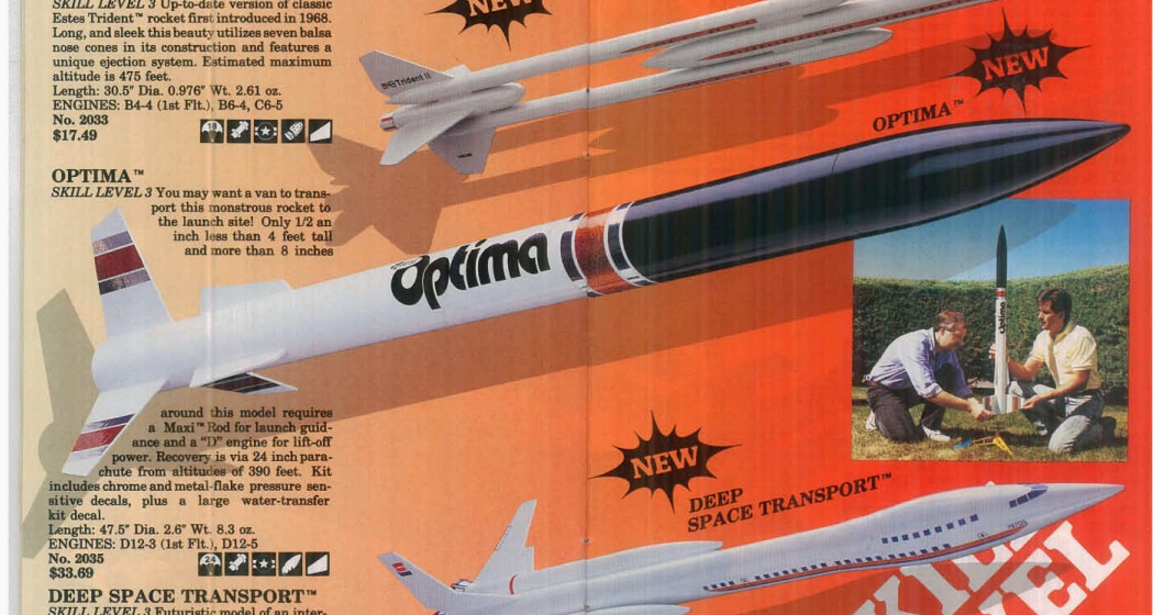 Model Rocket Building: Semroc Mini Optima Build Background