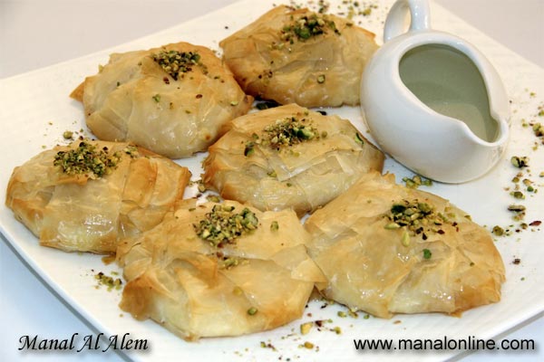 Broiled Filo Rounds Recipe | LEBANESE RECIPES