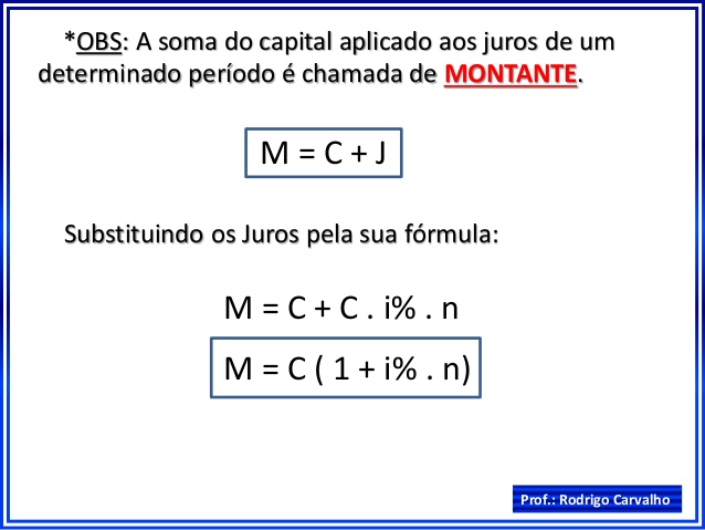 TROCANDO LETRAS: ENTENDENDO OS JUROS SIMPLES