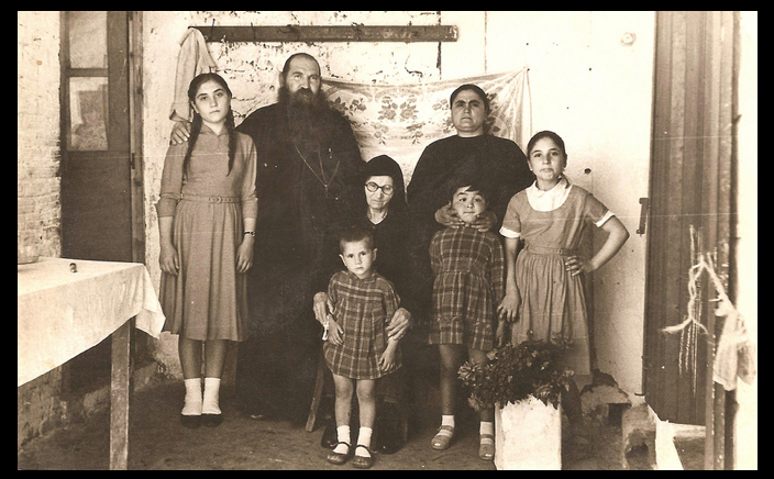 Greek Family photograph - PELONIS - from Mavromata, Greece - 1958