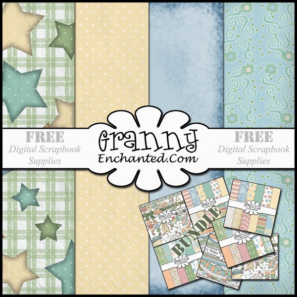 GRANNY ENCHANTED'S BLOG: "Snazzy" Free digital Scrapbook Paper Pack