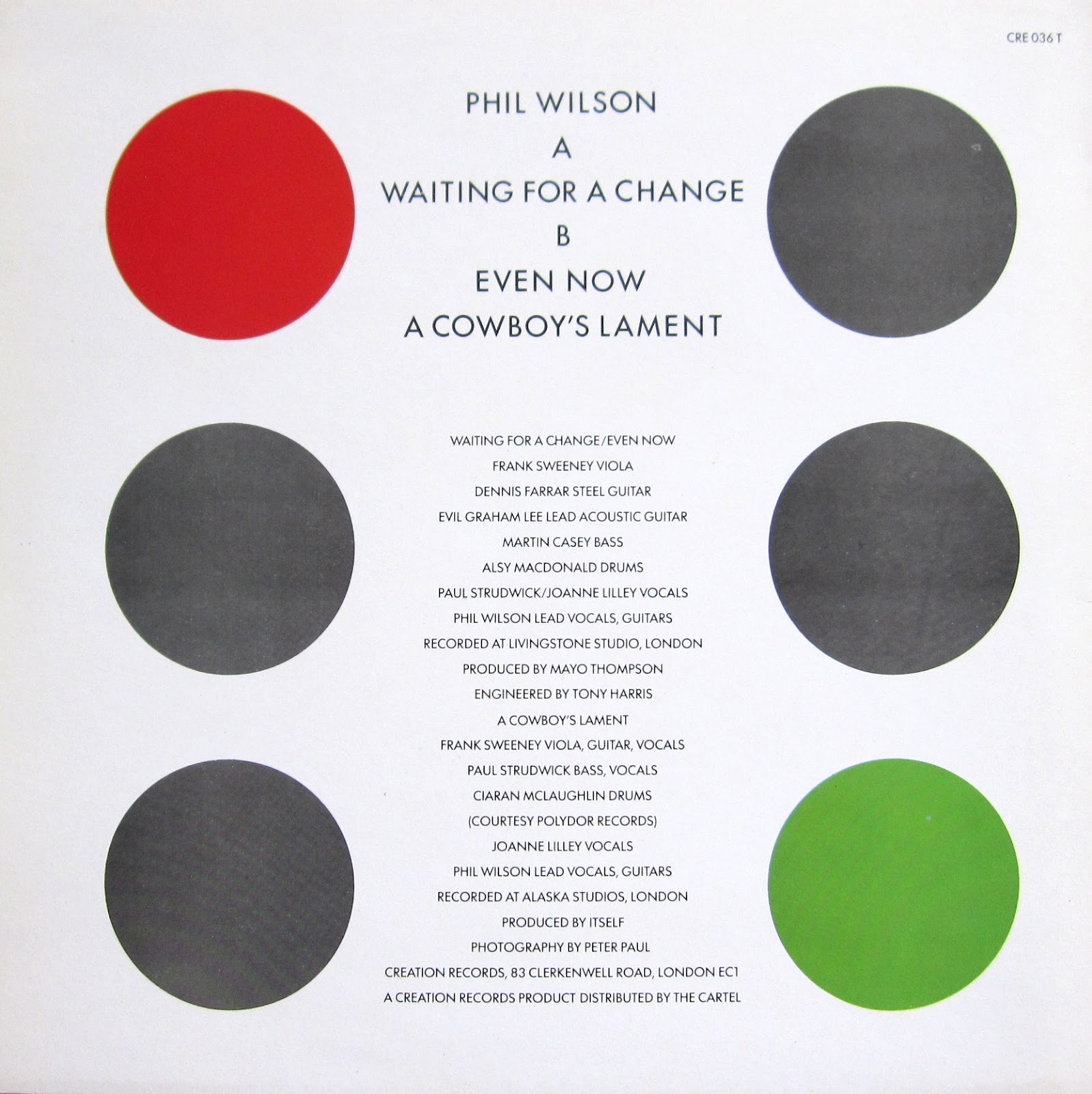From A Northern Place: Phil Wilson - Waiting For A Change (12")