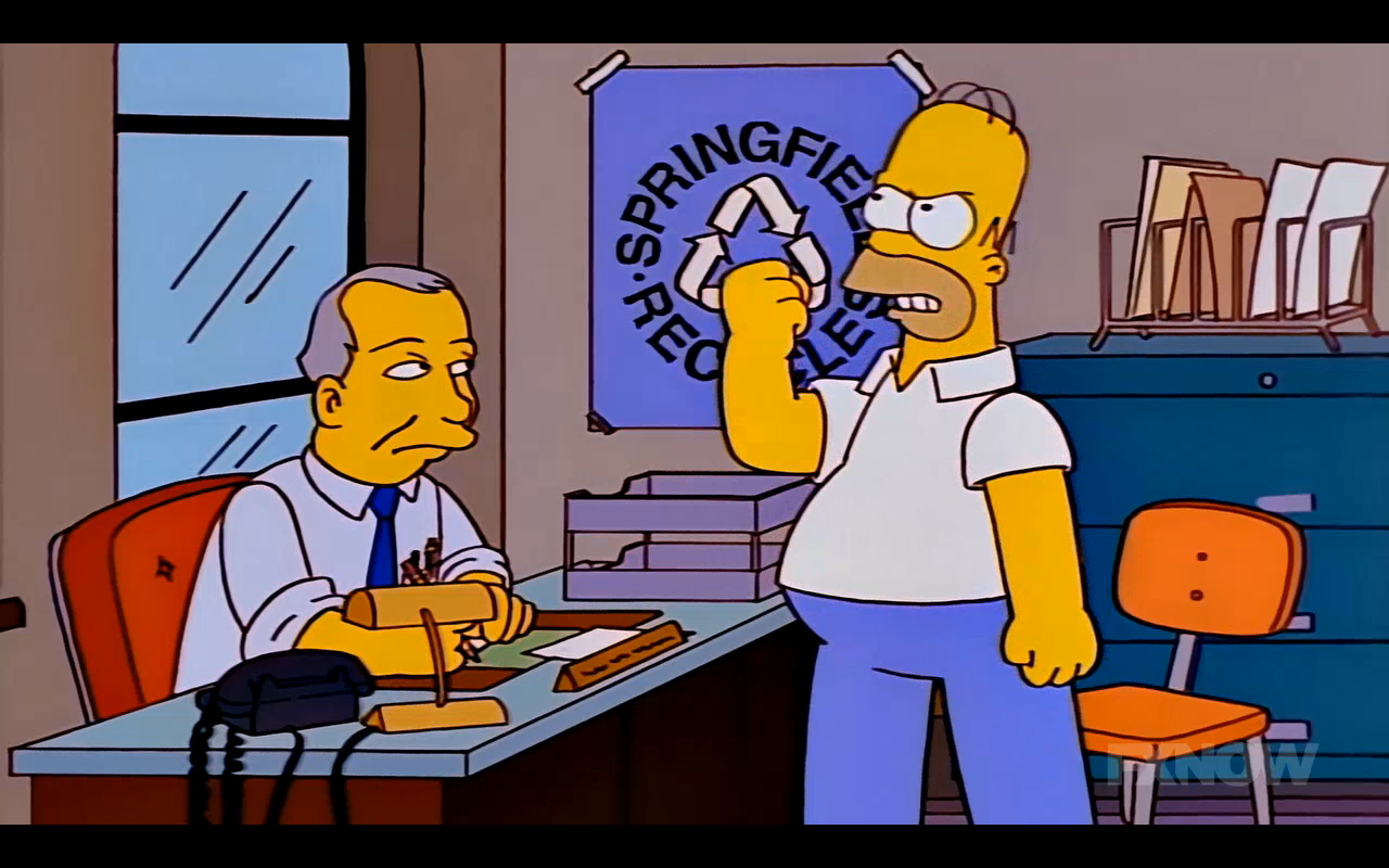 The Review Nebula: Scullyfied Simpsons: Season 9, Episode 22: "Trash of ...