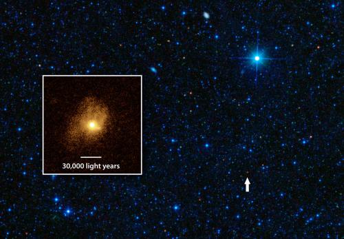 Suburban spaceman: NASA's WISE discover rare galaxy furiously burning ...