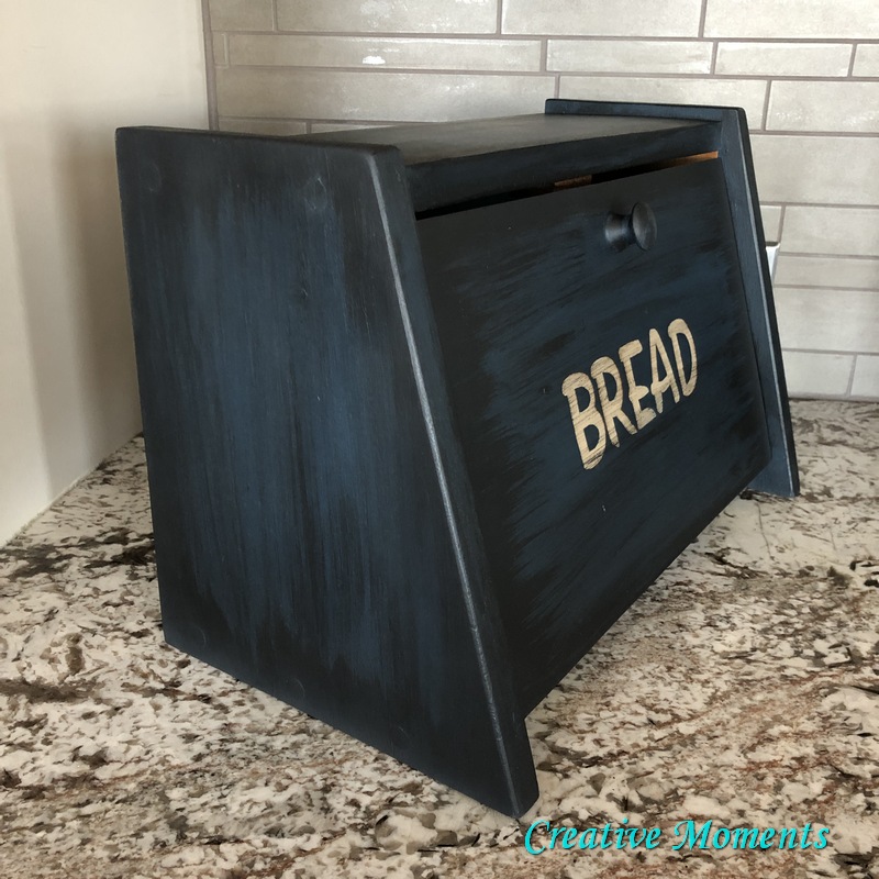 Bread Box in Navy and Black