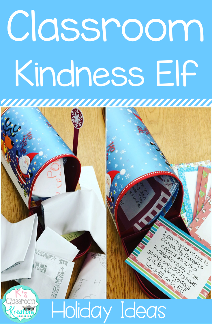 Classroom Kindness Elf Ideas & Freebie | K's Classroom Kreations