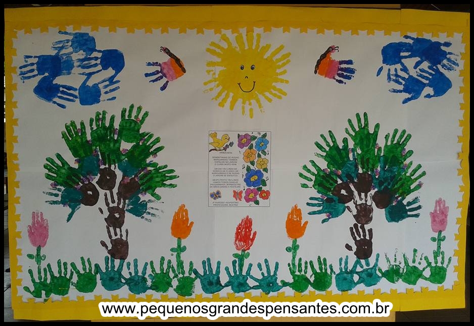 Pequenos Grandes Pensantes.: Murais Para Primavera