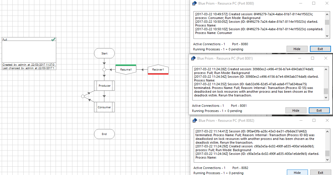A simple Blue Prism multi-robot example ~ valerio valrosso