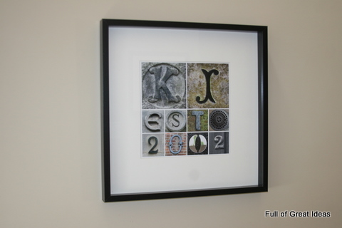 Ashbee Design: Terrific DIY Idea for Letters