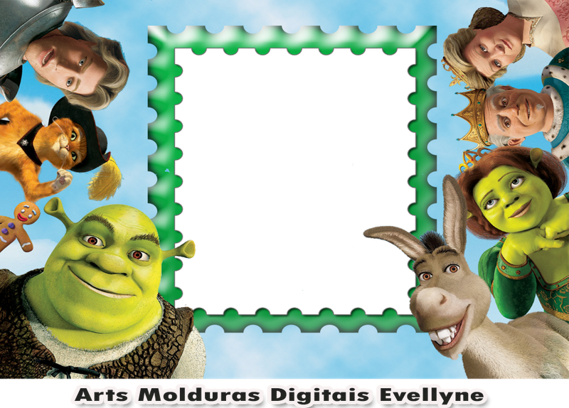 Arts Molduras Digitais Evellyne: Shrek