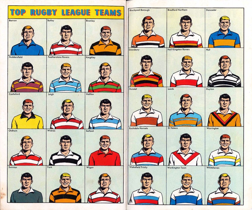The Hotspur Handy Book Of Top Rugby League Teams - 1969 - The General ...