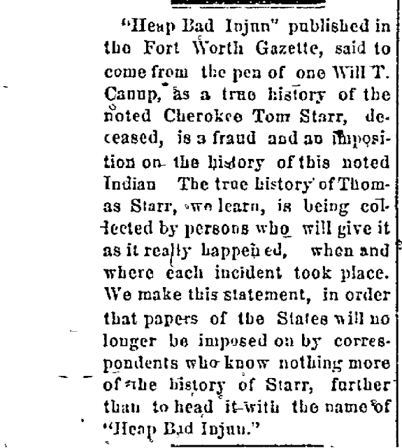 The James Scrolls: A Bevy of Newspaper Articles from The Cherokee ...