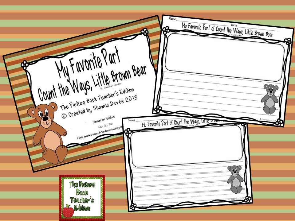 Count the Ways, Little Brown Bear by Jonathan London - Teaching Ideas ...