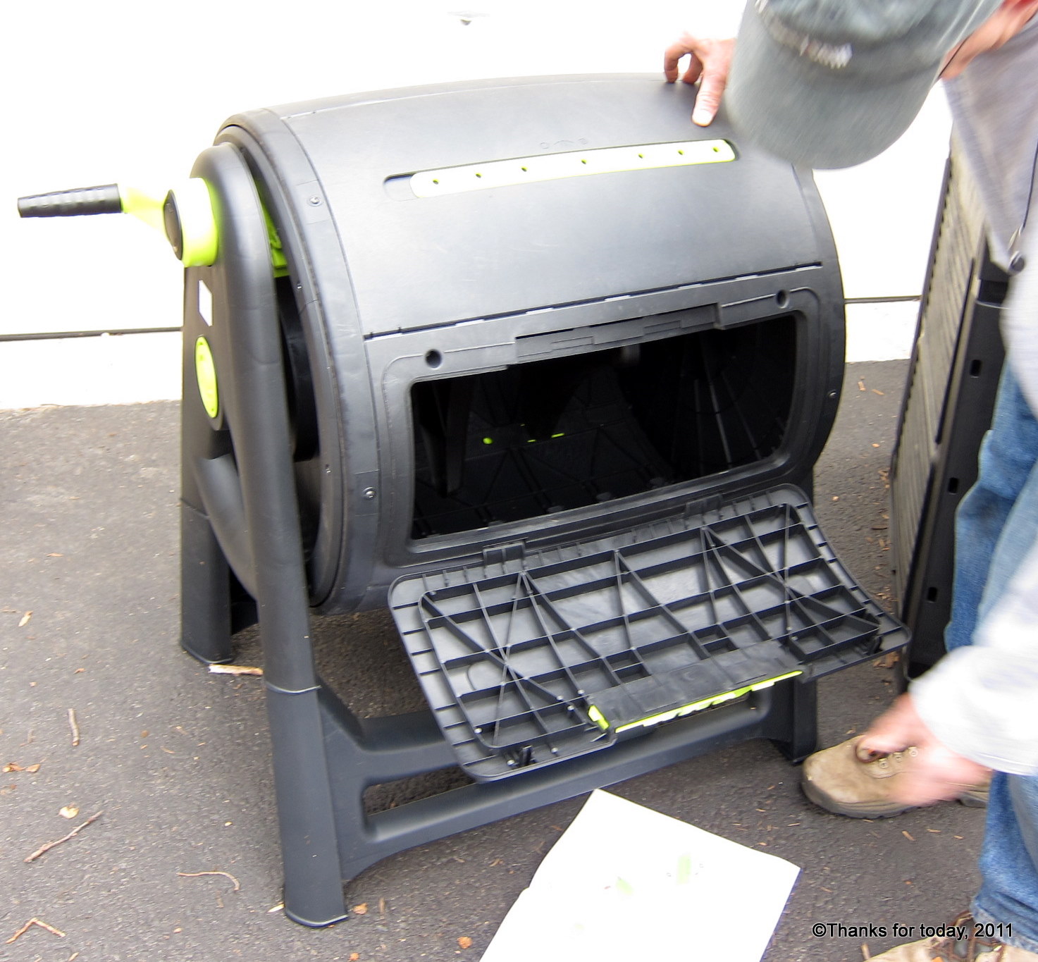 Thanks for today.: What's in the Box? A Compost Mixer!