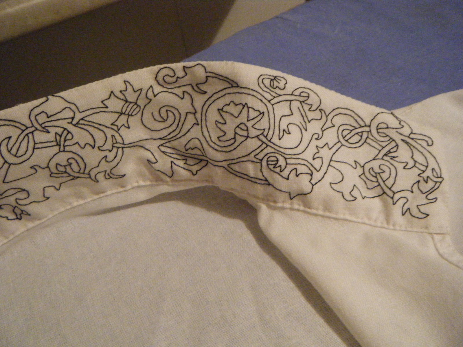 Broider Me 'Bethan: Interlaced Foliage Partlet