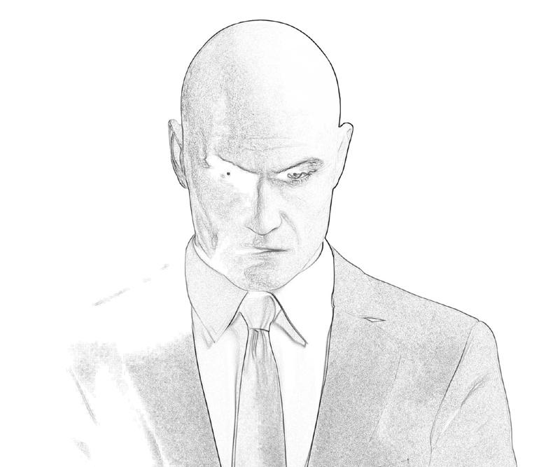 Hitman Absolution Agent 47 Portrait | Surfing